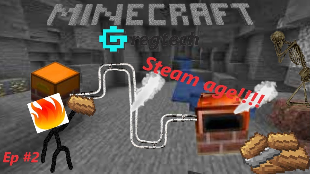 minecraft gregtech community edition ep #2 the steam age already? - YouTube