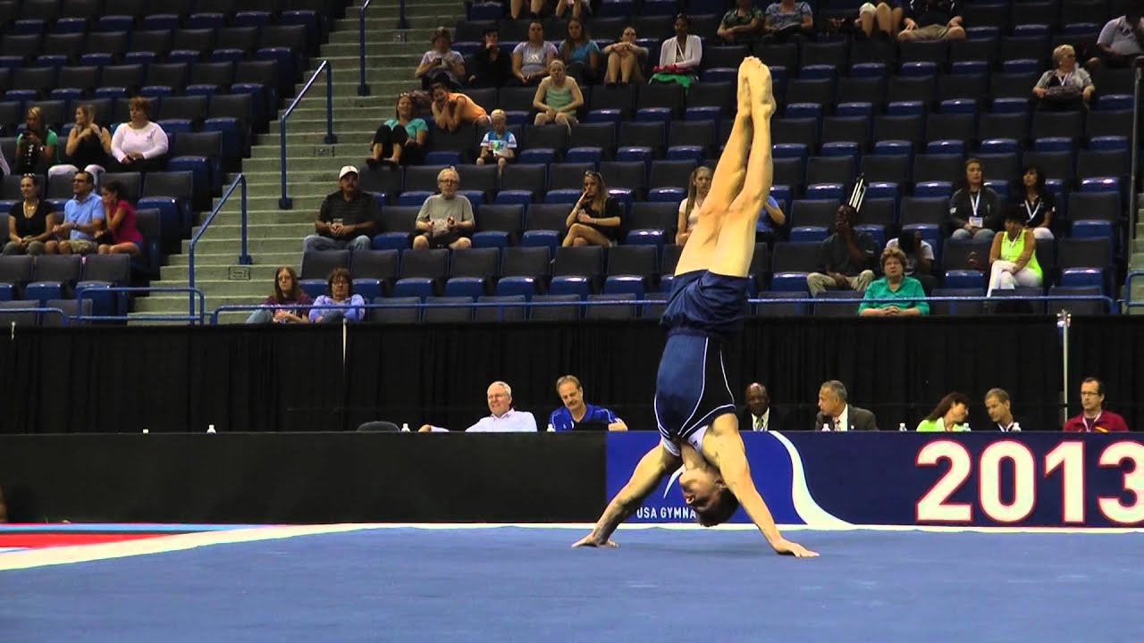 Allan Bower - Floor Exercise - 2013 P&G Championships - Jr. Men - Day 1 ...