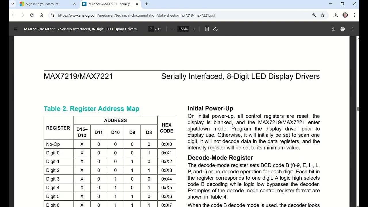 SPI Max7221 Connect 7- segment displays -Video 1 - YouTube