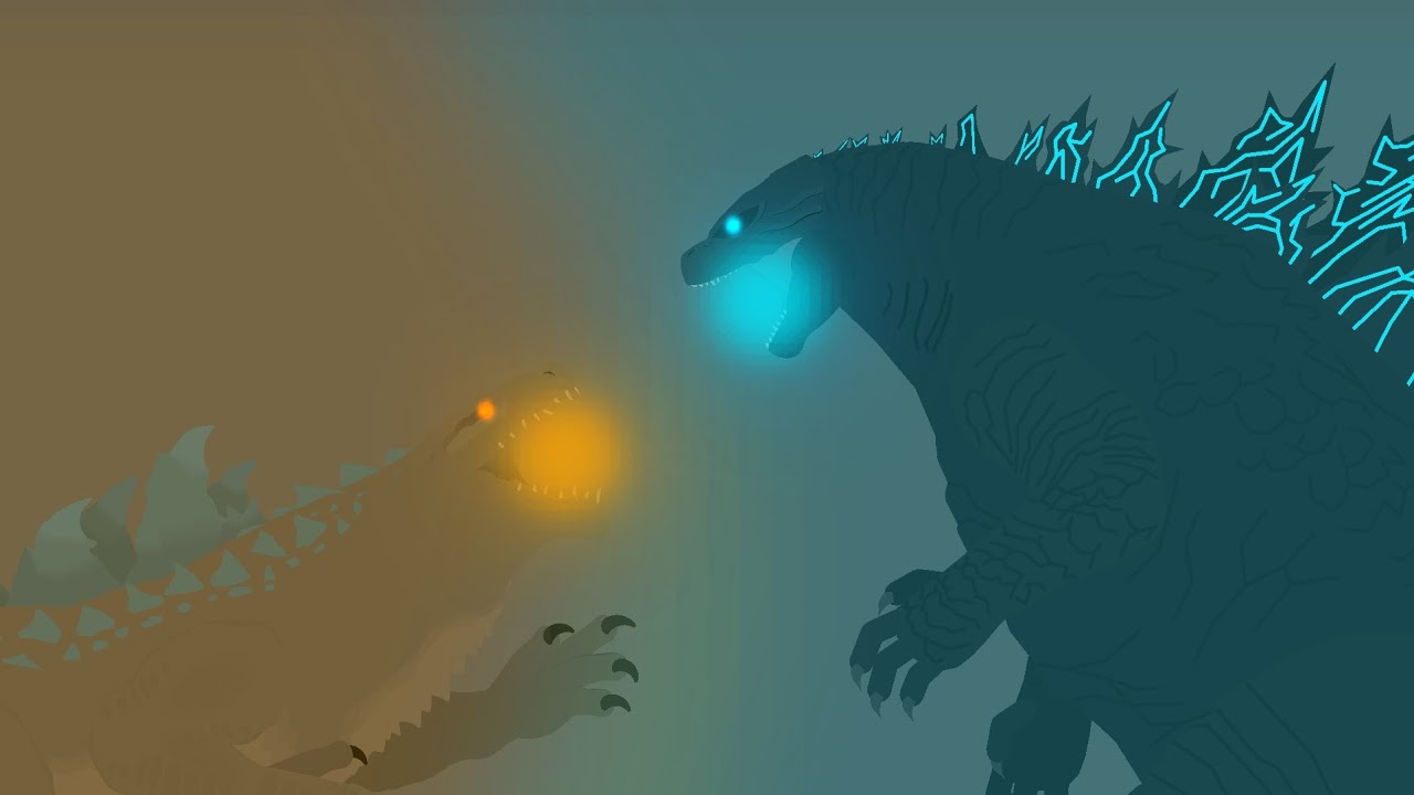 Godzilla vs. Godzilla 1998(ZILLA) 1/2 stick nodes animation for # ...