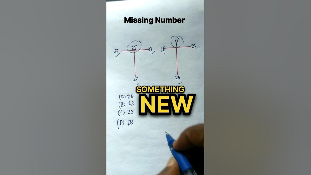 Missing Number Reasoning Tricks - YouTube