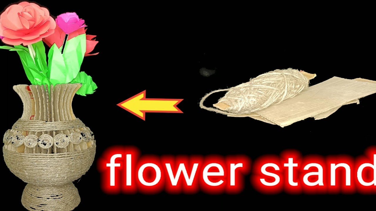 Flower stand / made by rasi / fuldani/ #mgltakechannel / amazing flower ...