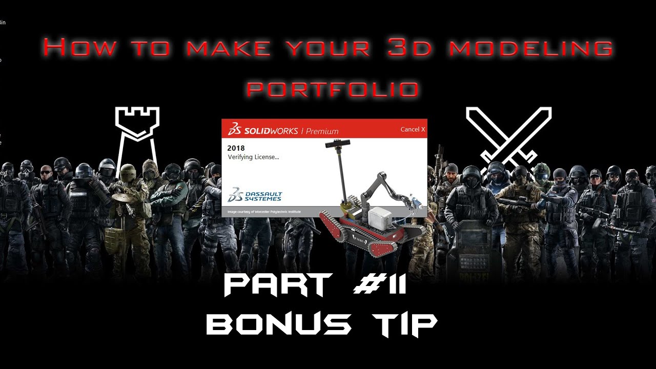 How to make your 3D modeling portfolio || Solidworks Portfolio|| 3D ...
