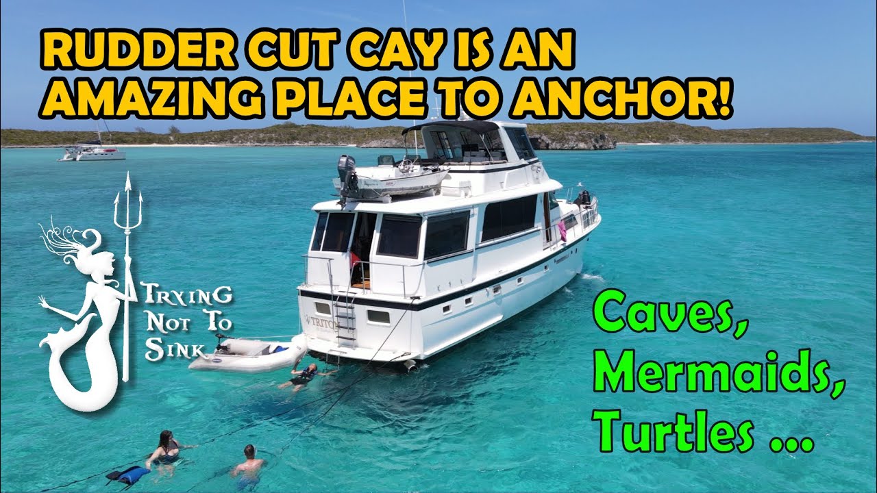 Rudder Cut Cay is an amazing place to anchor, explore caves and visit ...