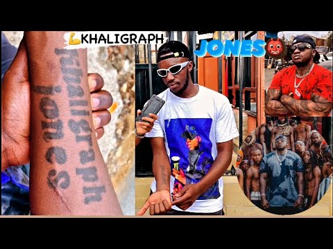 KHALIGRAPH JONES “tattoo“ DIE HARD FUN TATTOOS HIS NAME ON THE ARM ️ ️ ...