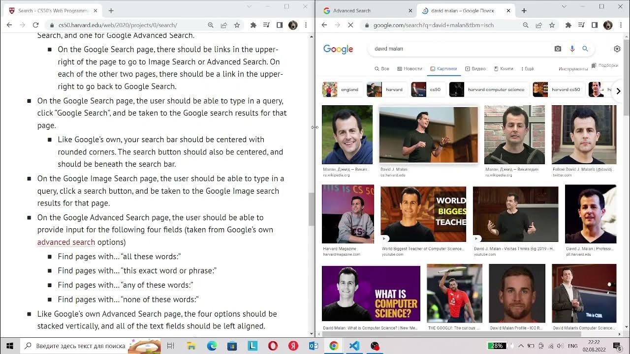 cs50 web project0 by MikeVeretennikov - YouTube
