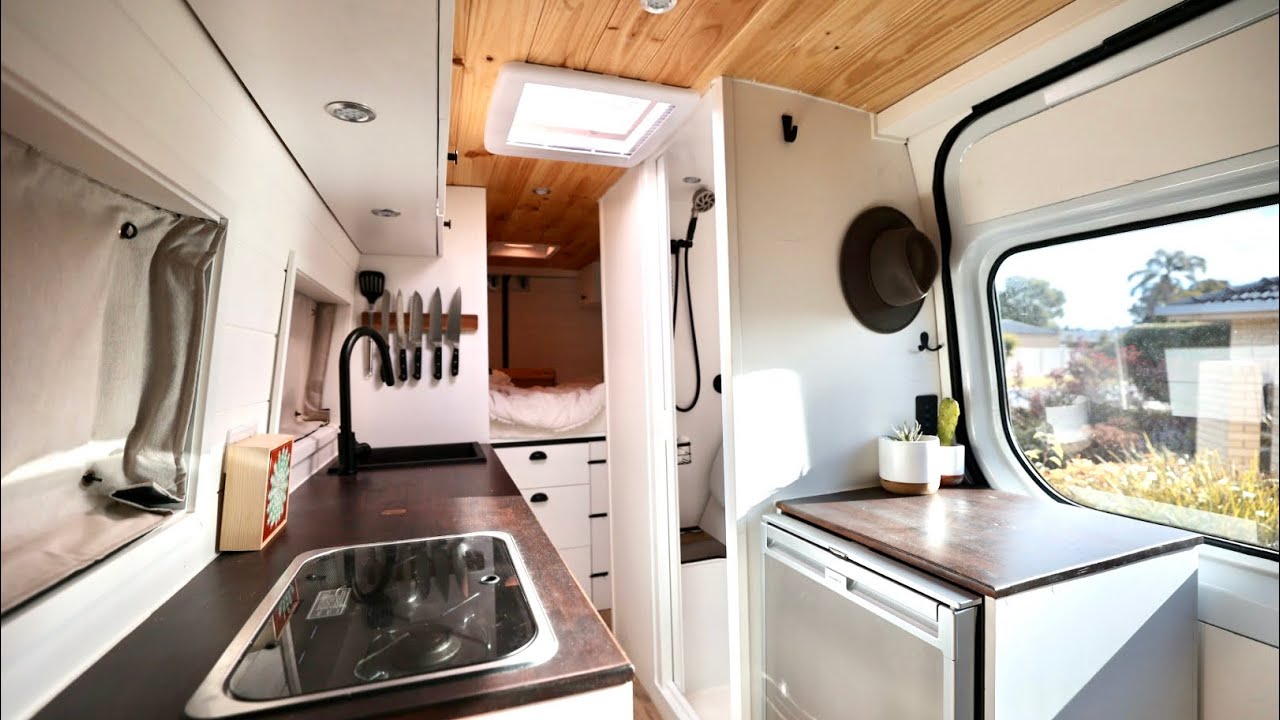 Mercedes Sprinter Luxury Van Conversion FULL TIMELAPSE with 360 Camera ...