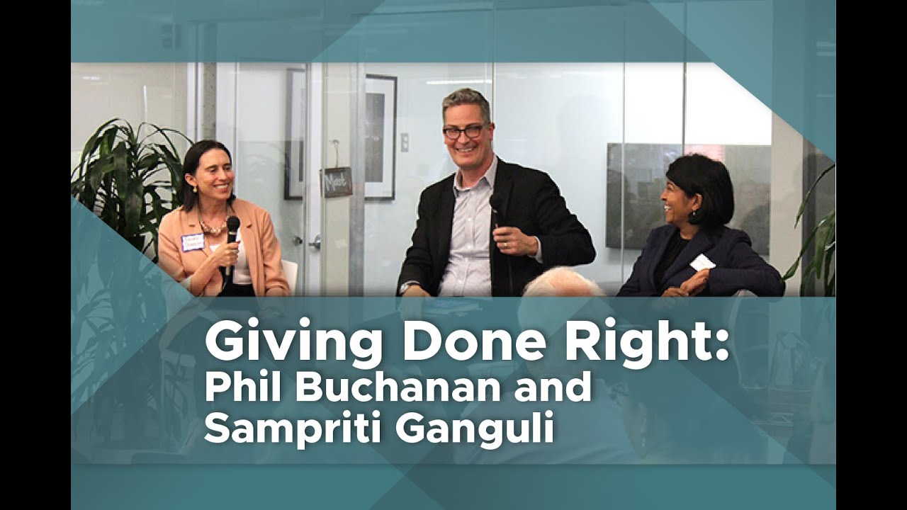 Giving Done Right: Phil Buchanan and Arabella Advisors - YouTube