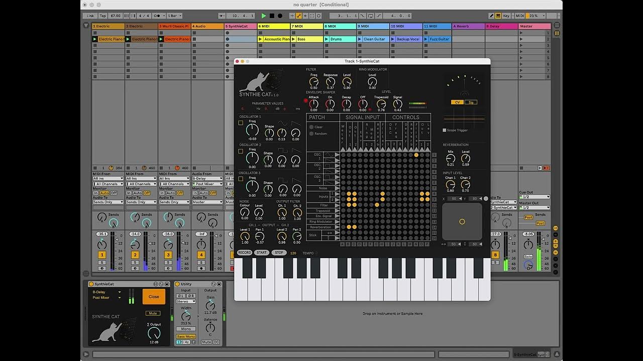 SynthieCat 'No Quarter' Effect - YouTube