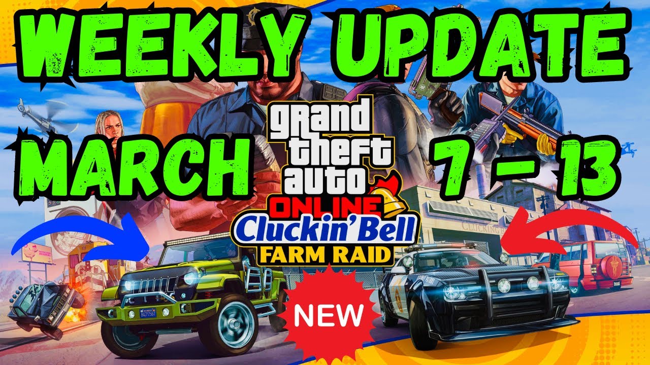 Weekly Update: March 7 - 13 in GTA 5 Online: NEW CARS, NEW Missions ...