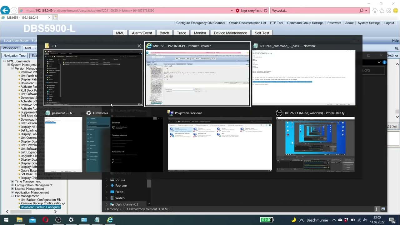 Instalacja Software & CFG / MML Command *Huawei BTS5900* - YouTube