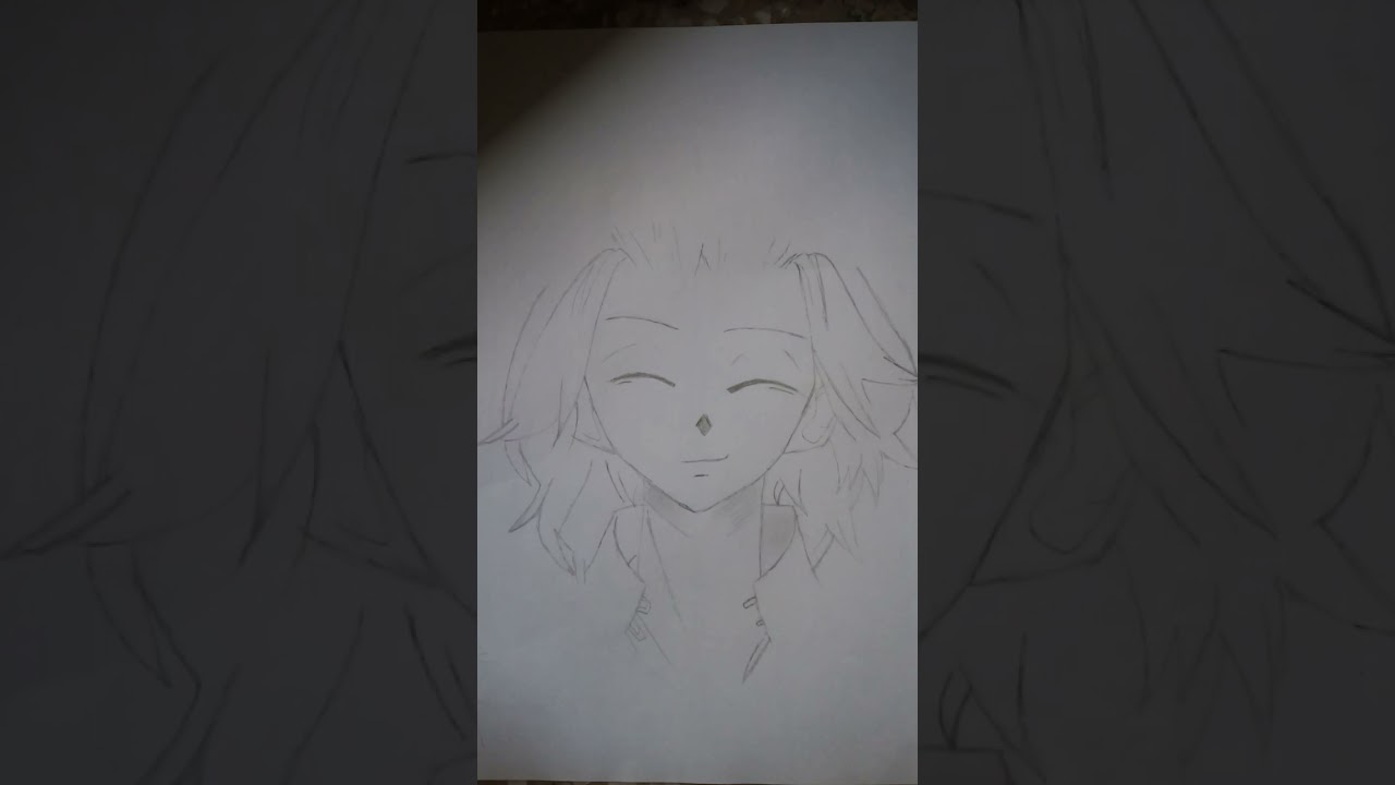 Anime drawing |how to draw manjiro sano step-by-step - YouTube