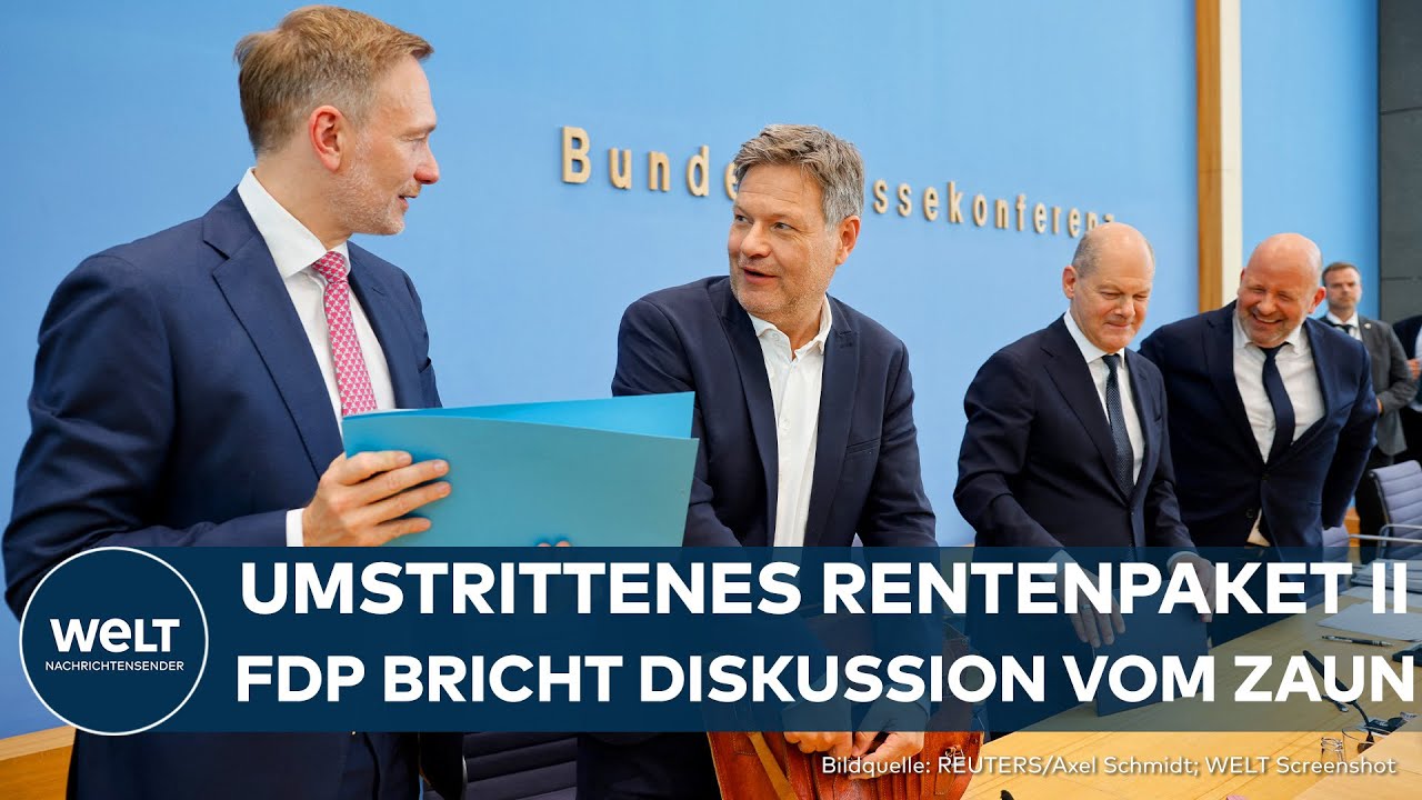 BUNDESTAG: Debatte über Rentenpaket II | Kritik von den ...