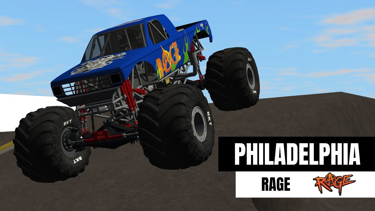 Rigs of Rods Monster Jam Rage Freestyle Philadelphia - YouTube