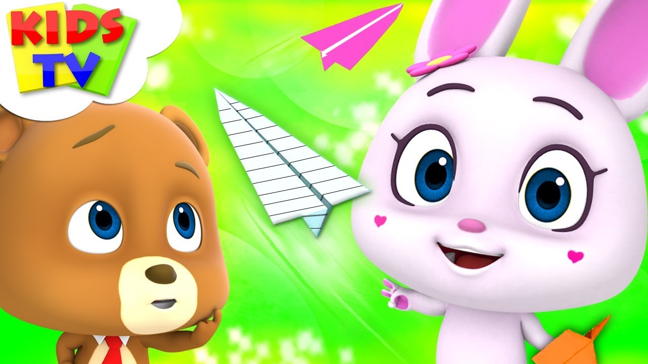 Paper Plane Challenge | Loconuts Cartoons For Babies | Video For ...