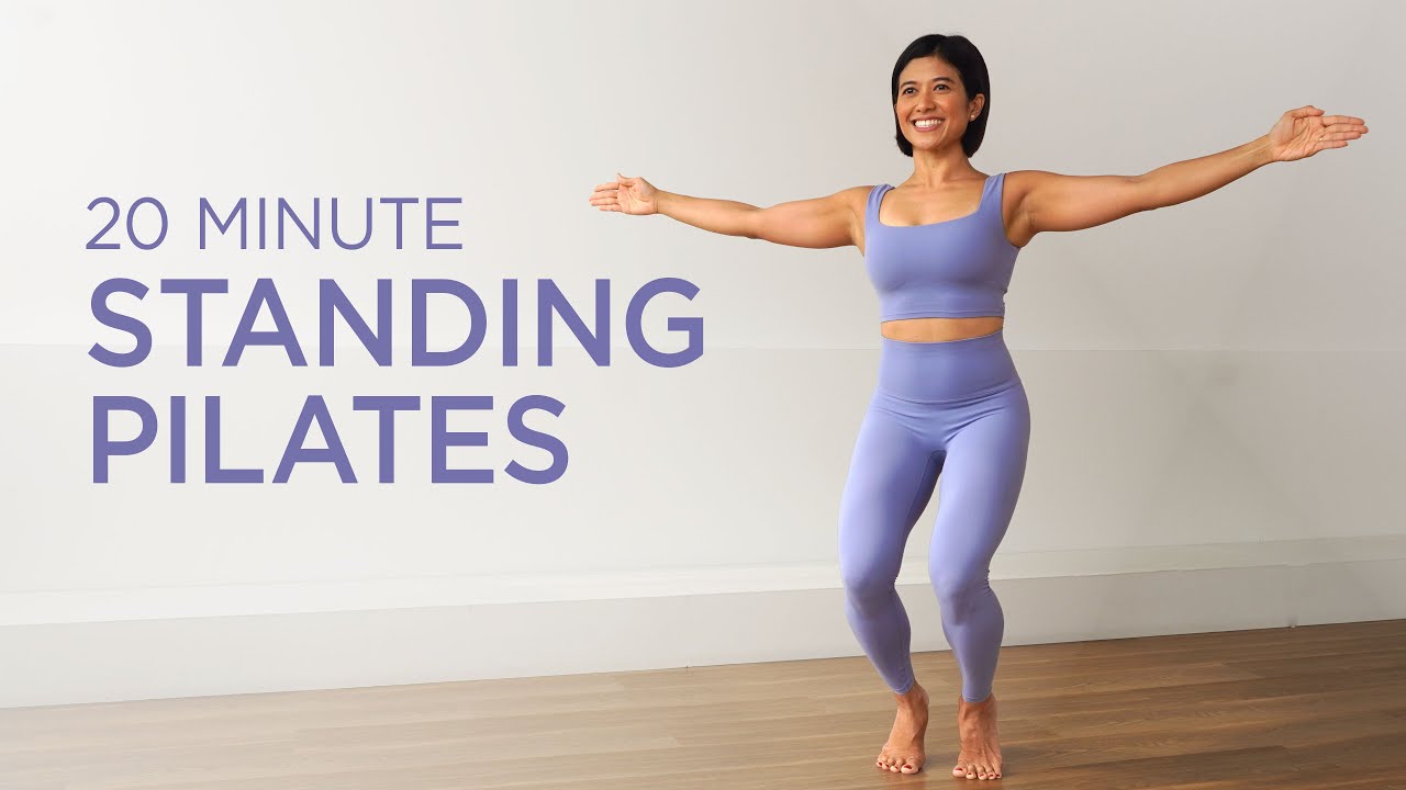 20 Min Standing Pilates Lower Body Workout Youtube