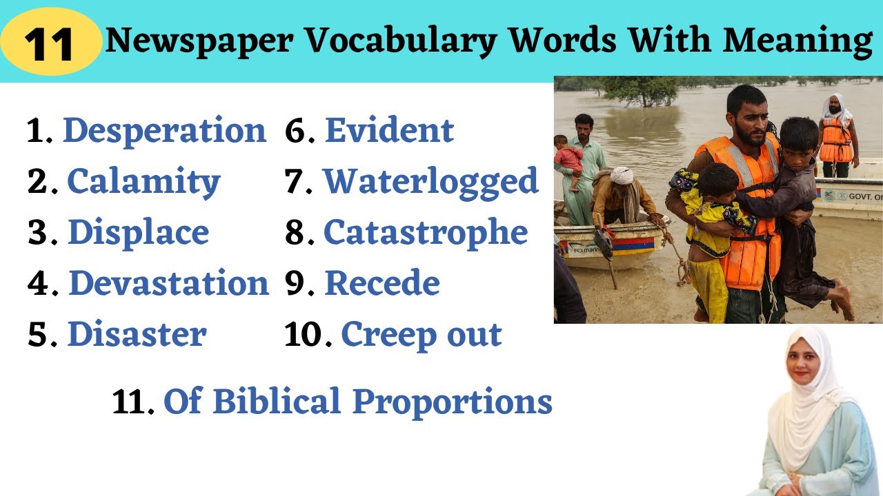 Newspaper vocabulary - Newspaper Vocabulary Words With Meaning and ...