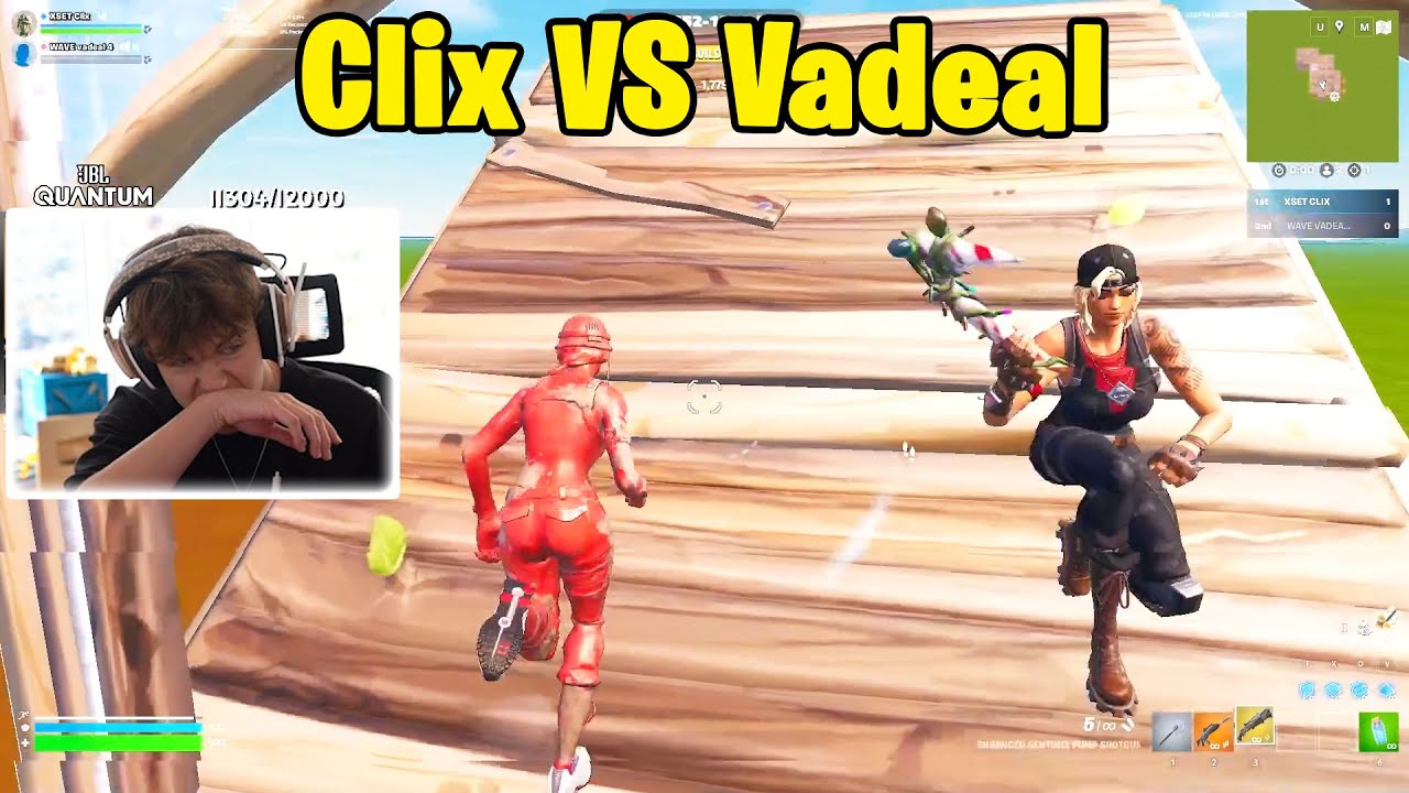 Clix VS Vadeal 1v1 Buildfights - YouTube