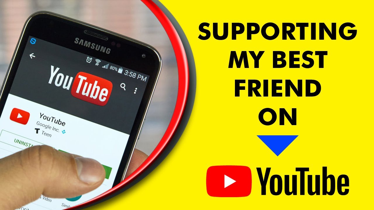 How to Support Best Friend on YouTube | Promote Your Friend Channel ...