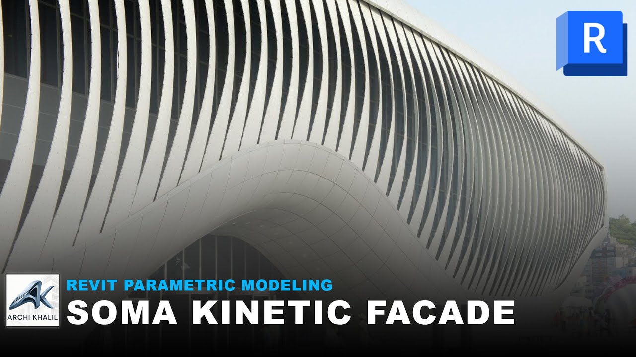 Modeling Soma Parametric Twisted facade using Revit - YouTube