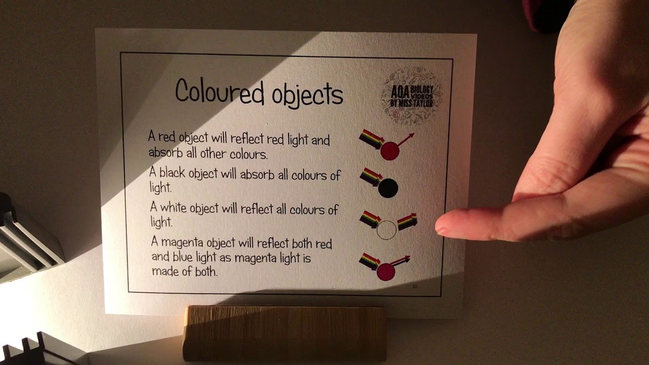 KS3 Light Coloured Objects - YouTube