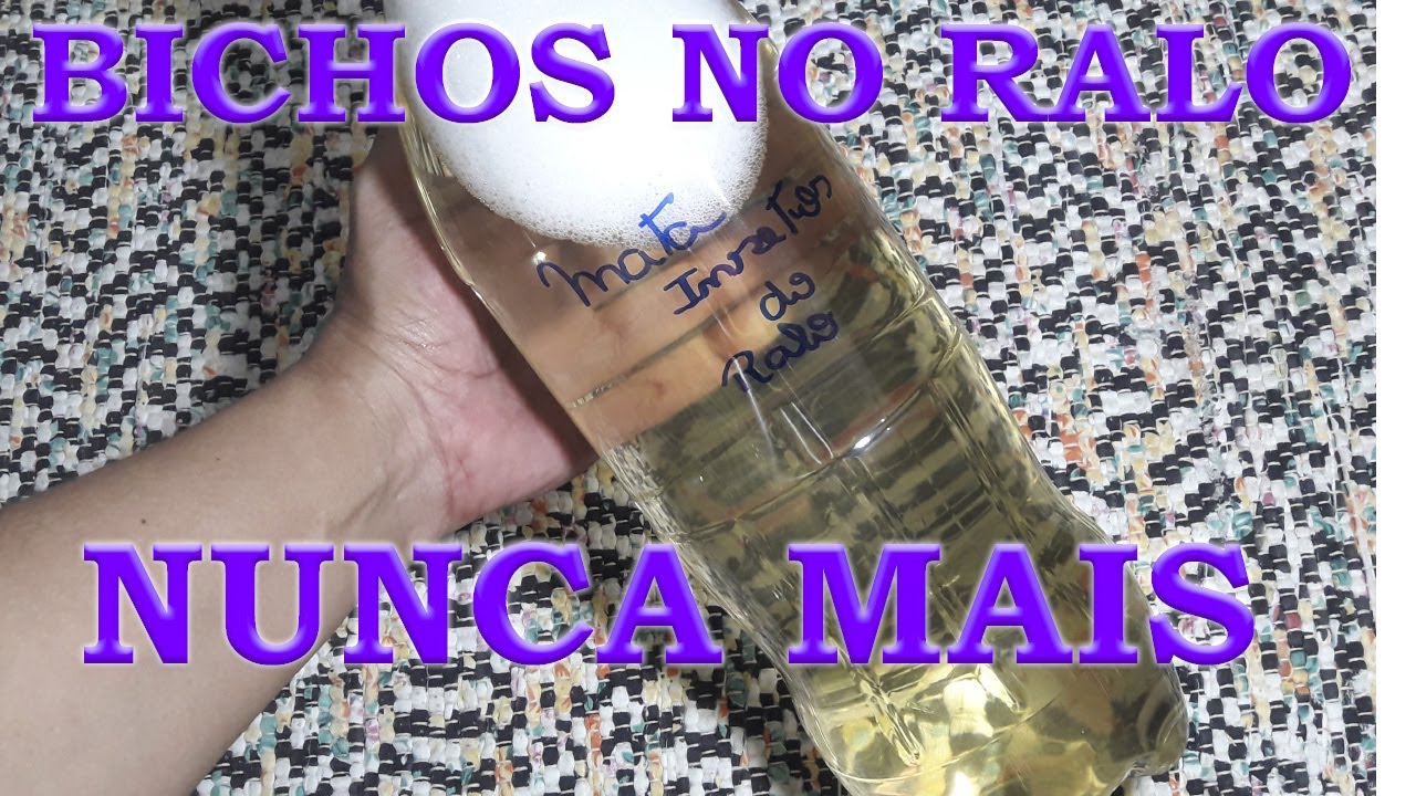 BICHO/INSETOS/LARVAS NO RALO NUNCA MAIS - YouTube