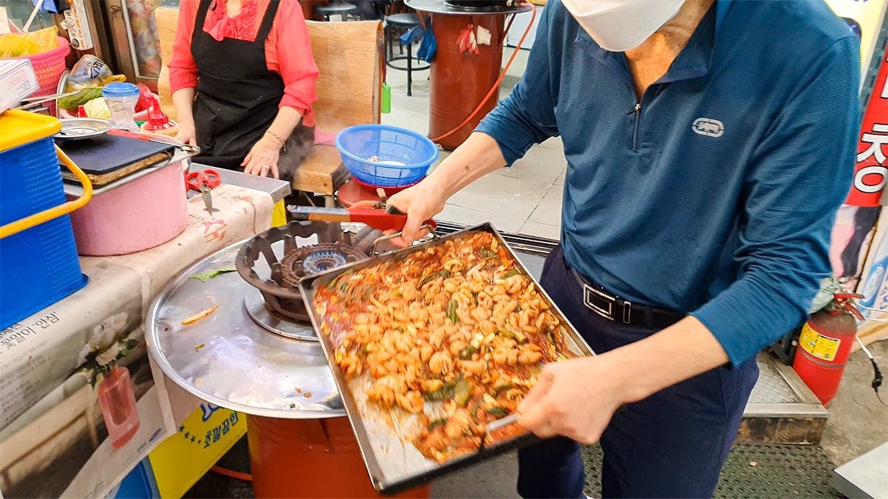 Amazing Korean Street Food, Cooking PIG INTESTINE l Asia Food - Korean ...