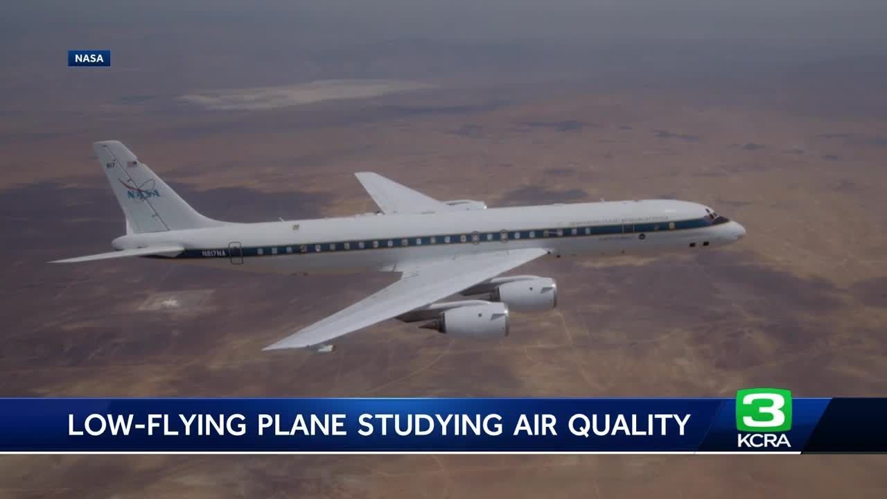 Why NASA's low-flying plane is over California's Central Valley - YouTube