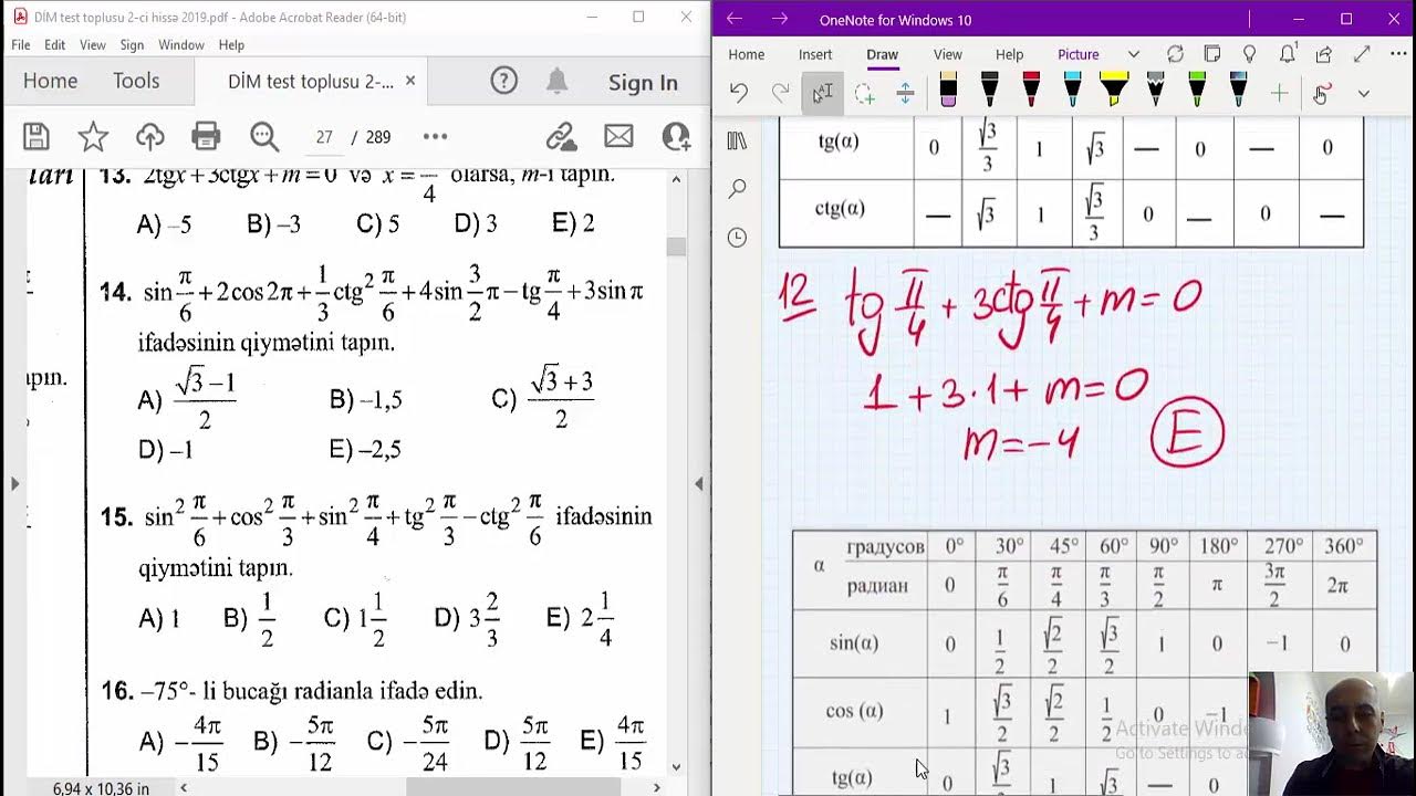 triqonometrik funksiyalar seh 25-27 - YouTube