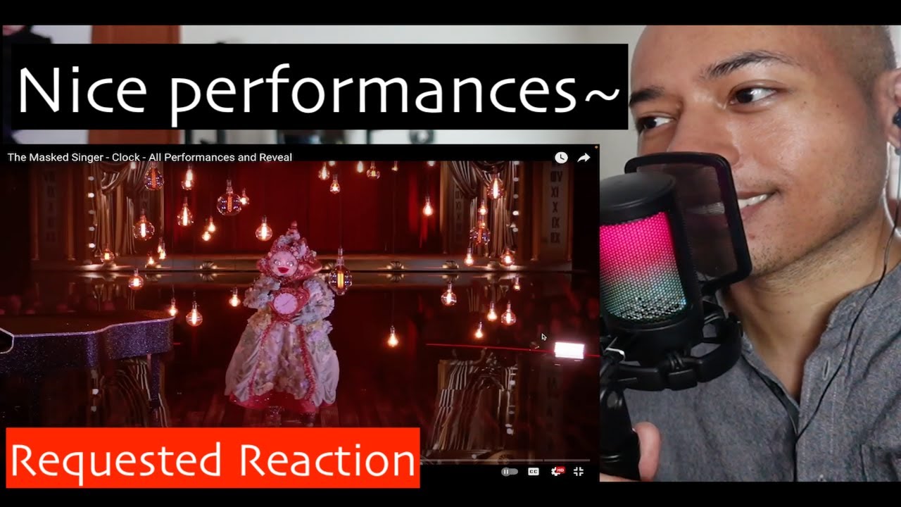 The Masked Singer - Clock - All Performances and Reveal | REACTION ...