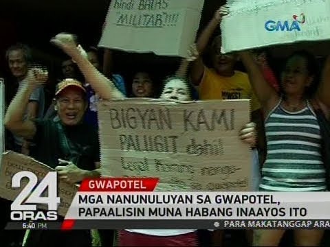 24 Oras: Mga nanunuluyan sa Gwapotel, papaalisin muna habang inaayos ...