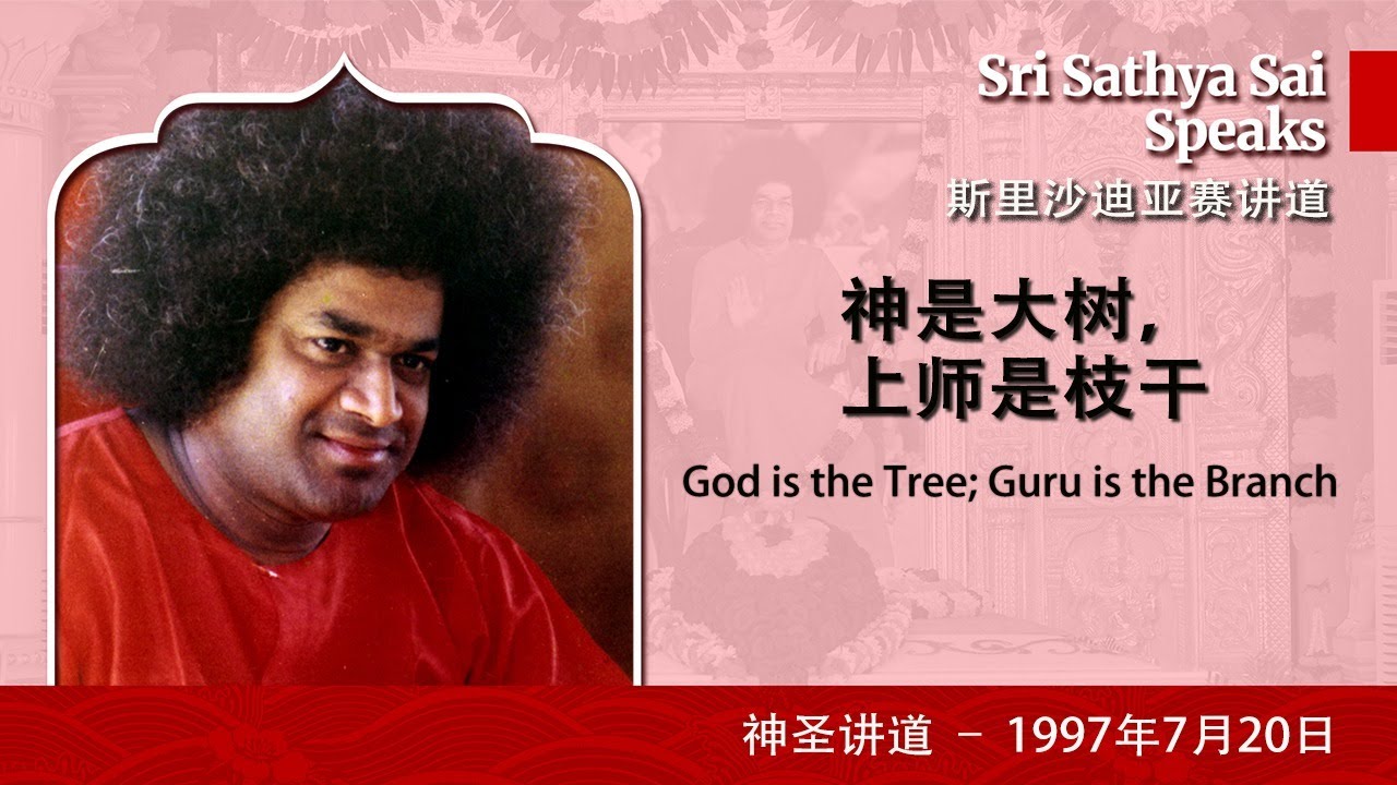 神是大树，古鲁（上师）是枝干 | God is the Tree; Guru is the Branch | Sri Sathya Sai ...