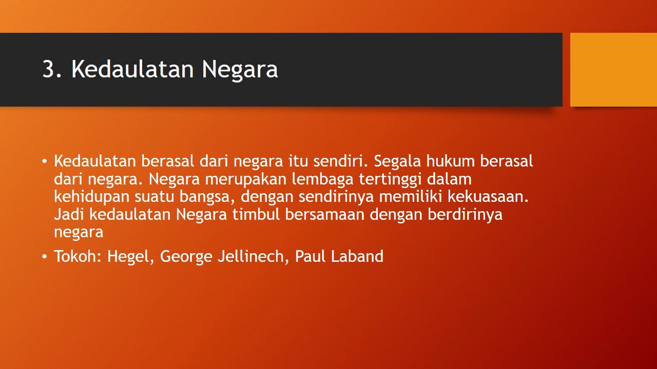 KEDAULATAN NEGARA REPUBLIK INDONESIA .part 1 - YouTube