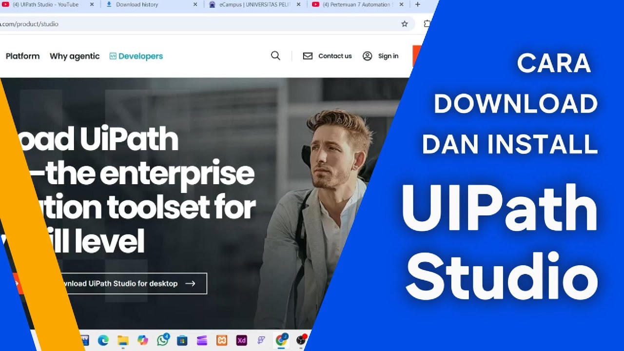 Download dan Install UIPath Studio - Automation System 7 - YouTube