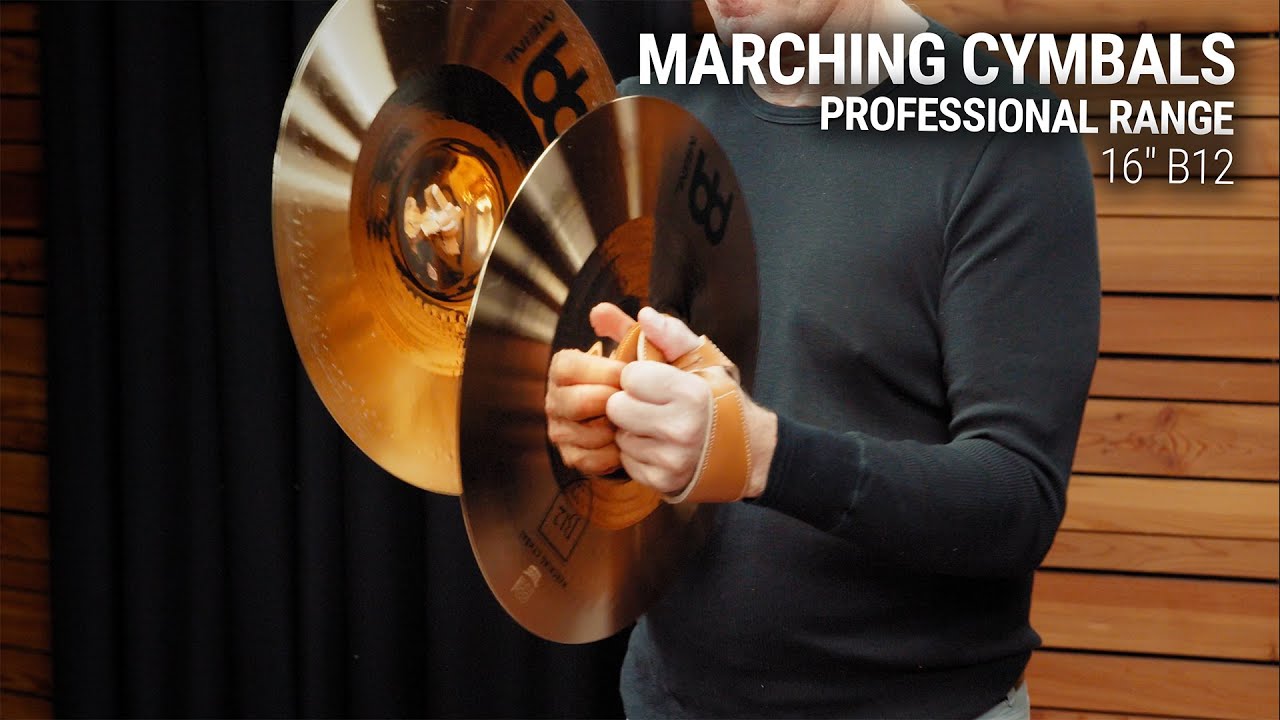 Marching Cymbals 16" Professional Range B12 (MA-B12-16M) - YouTube
