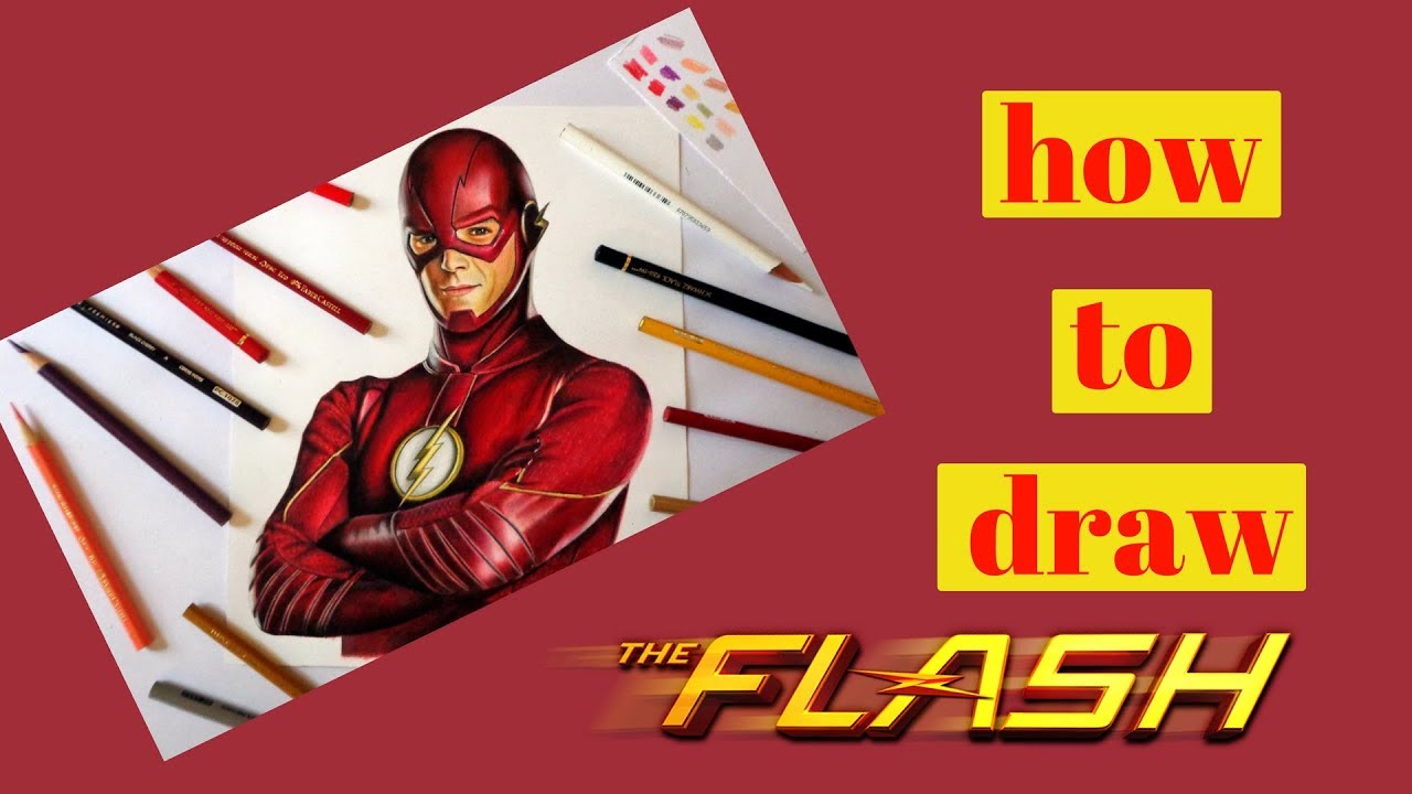 How to draw the flash - YouTube