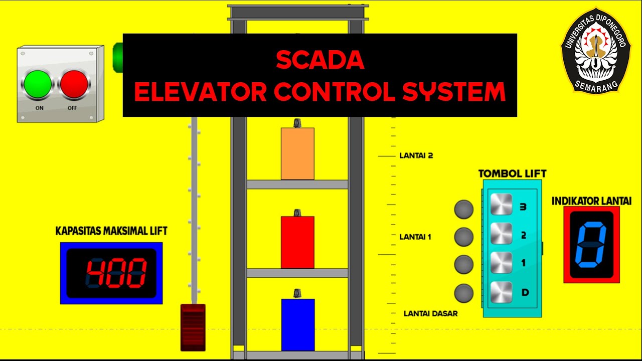 ELEVATOR CONTROL SYSTEM dengan VT SCADA - YouTube