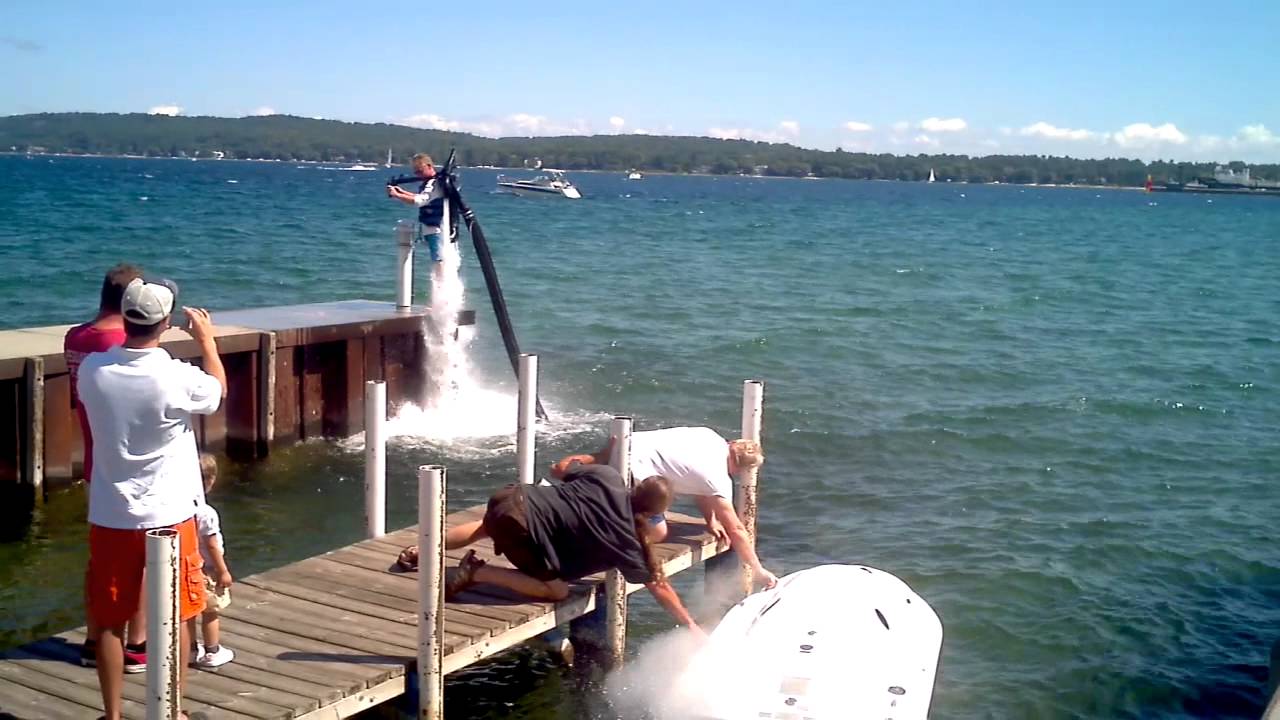 Jet pack guy in Traverse City. - YouTube