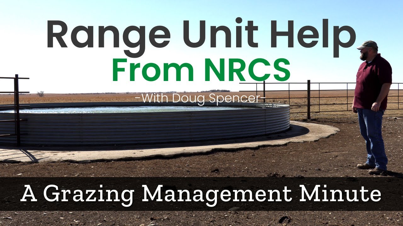 How NRCS Helped with a Range Unit - Grazing Management Minute - YouTube