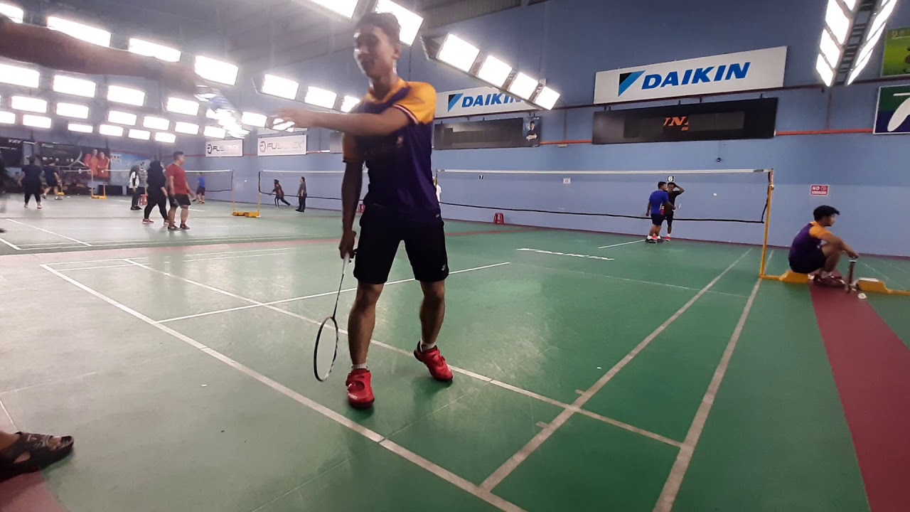 Badminton Friendly match men's Double - Aidil Azman / Firdaus Azman Vs ...