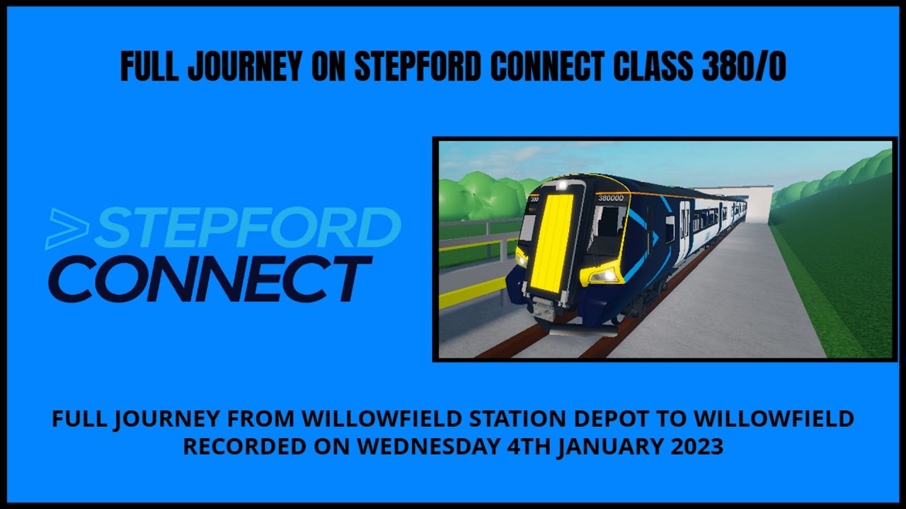 Full Journey on Stepford Connect Class 380/0: Willowfield Station Depot ...