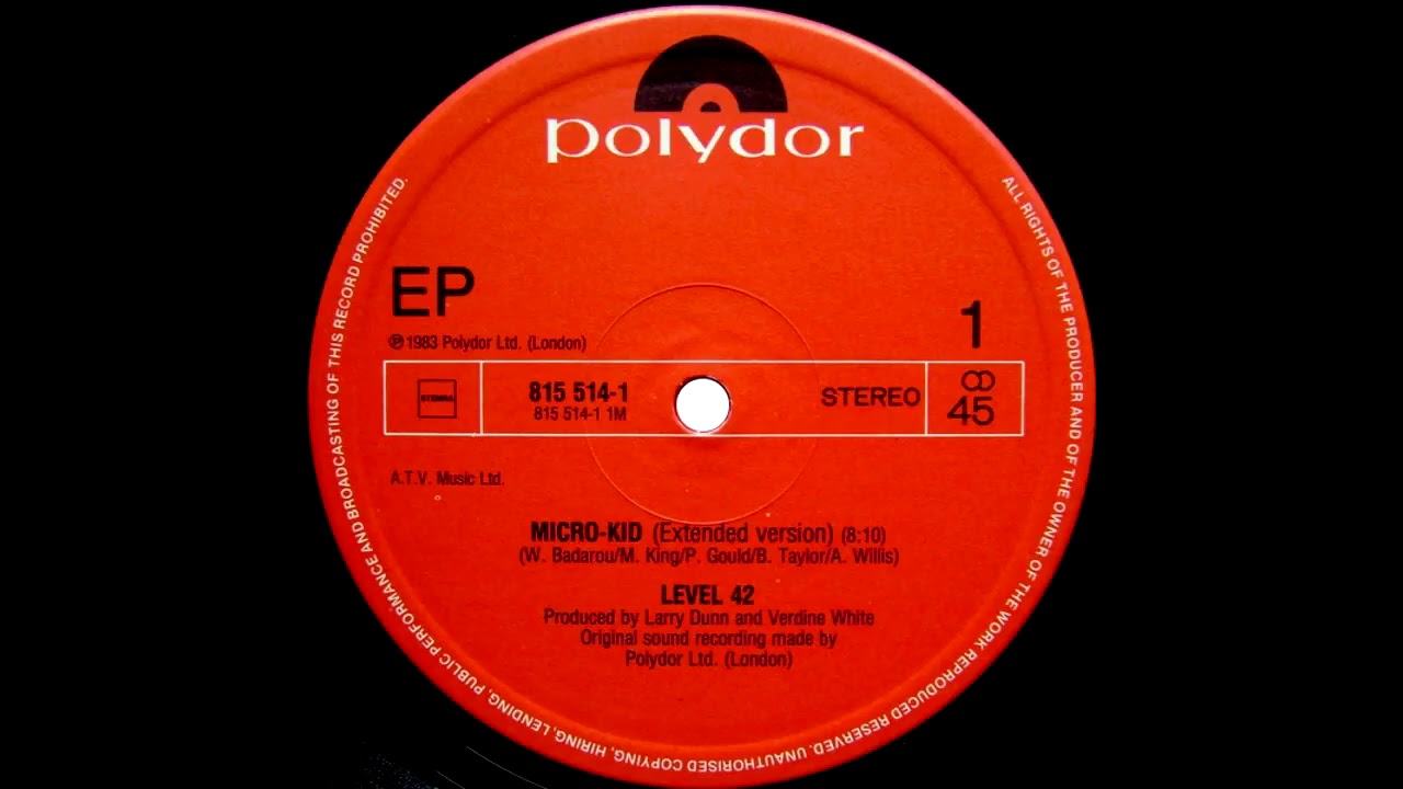 Level 42 - Micro Kid (Extended Version) 1983 - YouTube