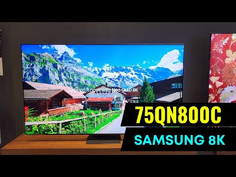 Samsung 75QN800C 8K Ultra HD 75" 190 Ekran Uydu Alıcılı Smart Neo QLED ...