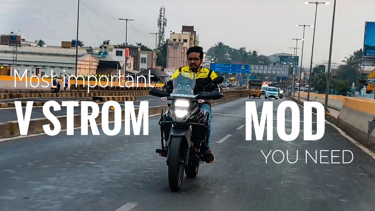 V strom sx 250 | Necessary bike modification accessories ! - YouTube