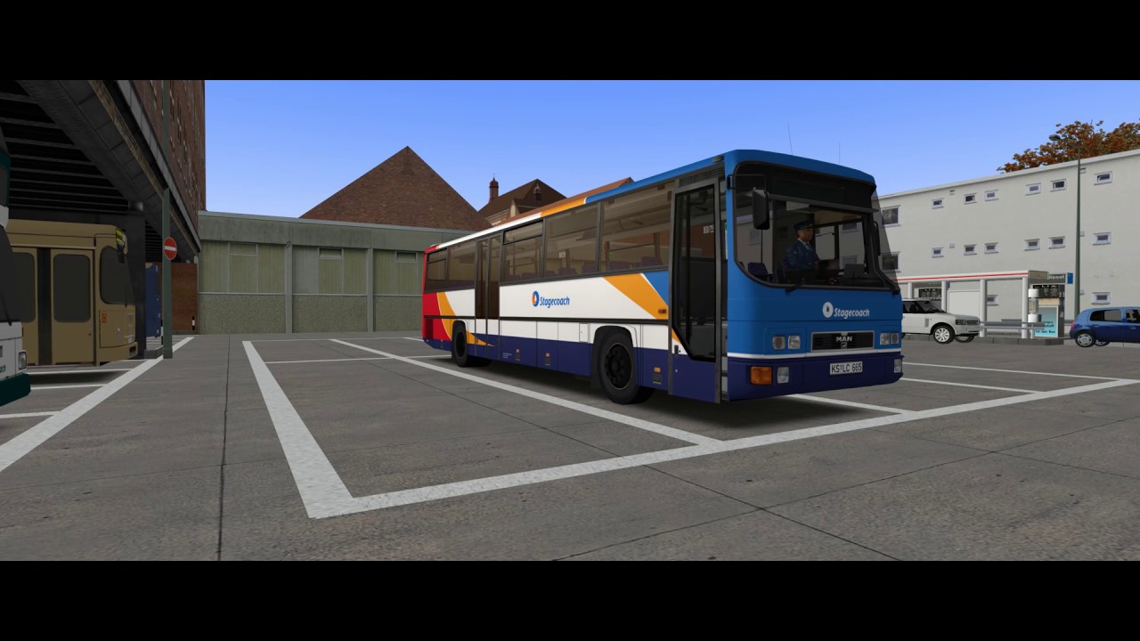 OMSI2 Bowdenham v4 maps, from Depot to Line 400 Park & Ride - YouTube