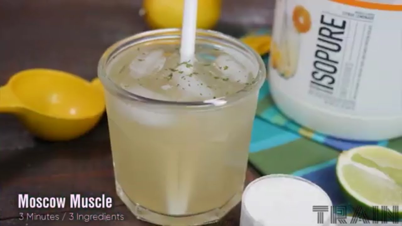 Moscow Muscle | Mocktail Recipe | TRAIN for HER + Isopure - YouTube