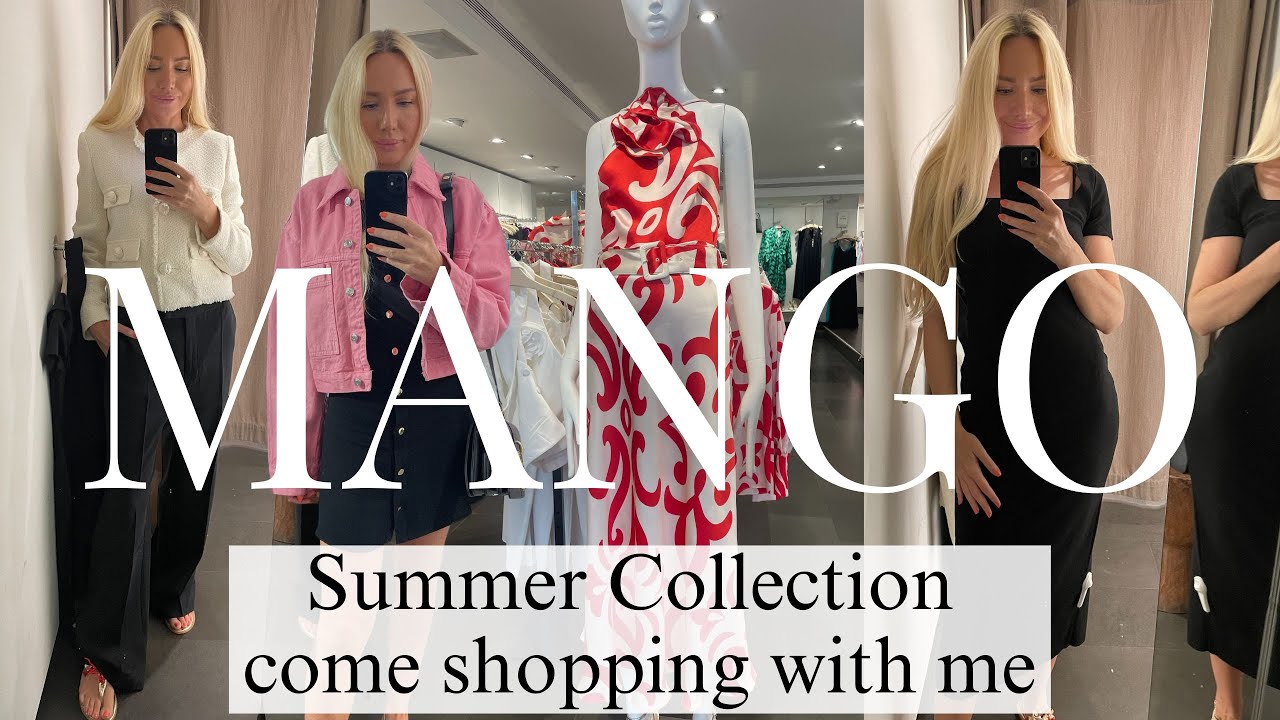 MANGO HAUL TRY ON SUMMER COLLECTION | COME SHOPPING WITH ME TO MANGO ...