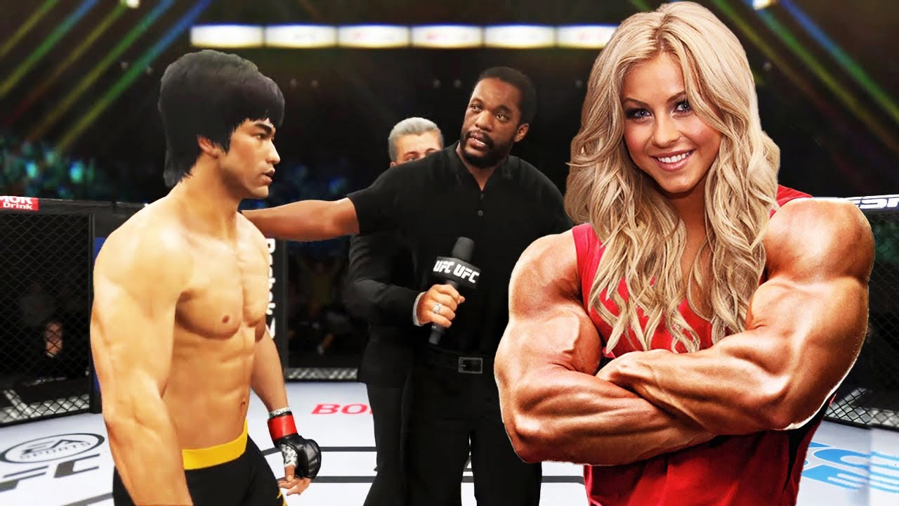 Ps5 Bruce Lee Vs Olivia Bodybuilder Ea Sports Ufc 4 Youtube