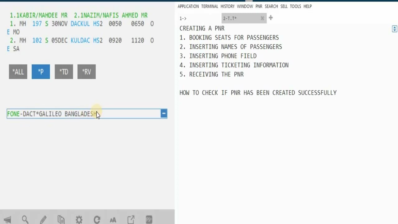 How To Make A PNR On Galileo Also How To Avoid Common Mistakes YouTube How To Make A PNR On Galileo Also How To Avoid Common Mistakes YouTube