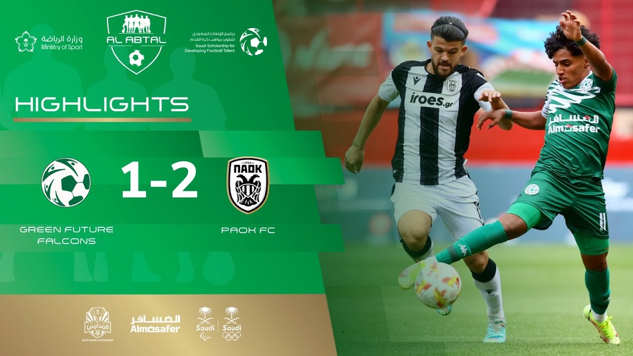 HIGHLIGHTS | GREEN FUTURE FALCONS 1 - 2 PAOK FC - YouTube